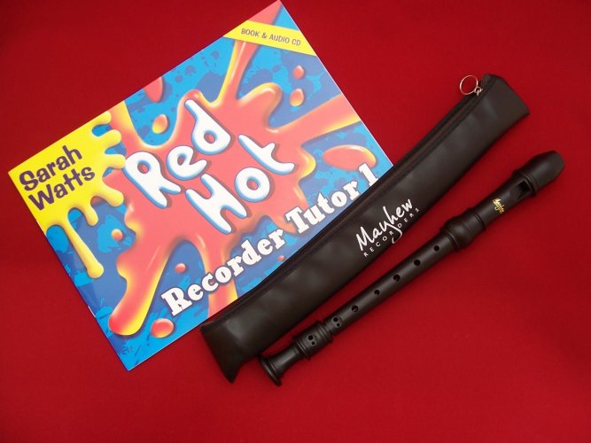 High Quality School Descant/Soprano Recorder with Red Hot Recorder ...